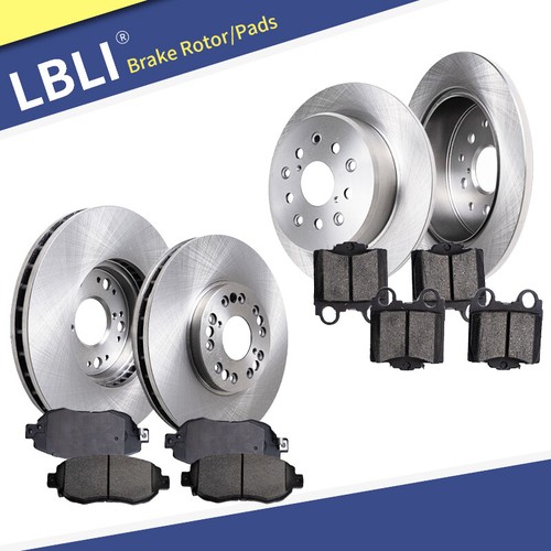 Front Rear Brake Rotors Disc+ Ceramic Pads Kit for Lexus GS300 GS400 ...