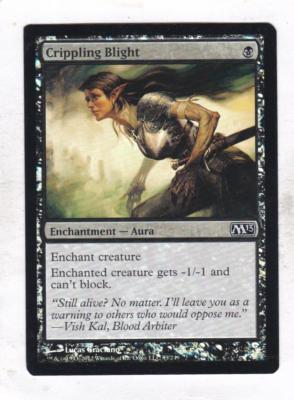 Magic: MTG: M2013: Foil: Crippling Blight | eBay