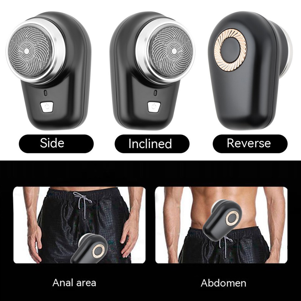 Mens Electric Manscaping Pubic Hair Trimmer Groin Men's Razor Body ...