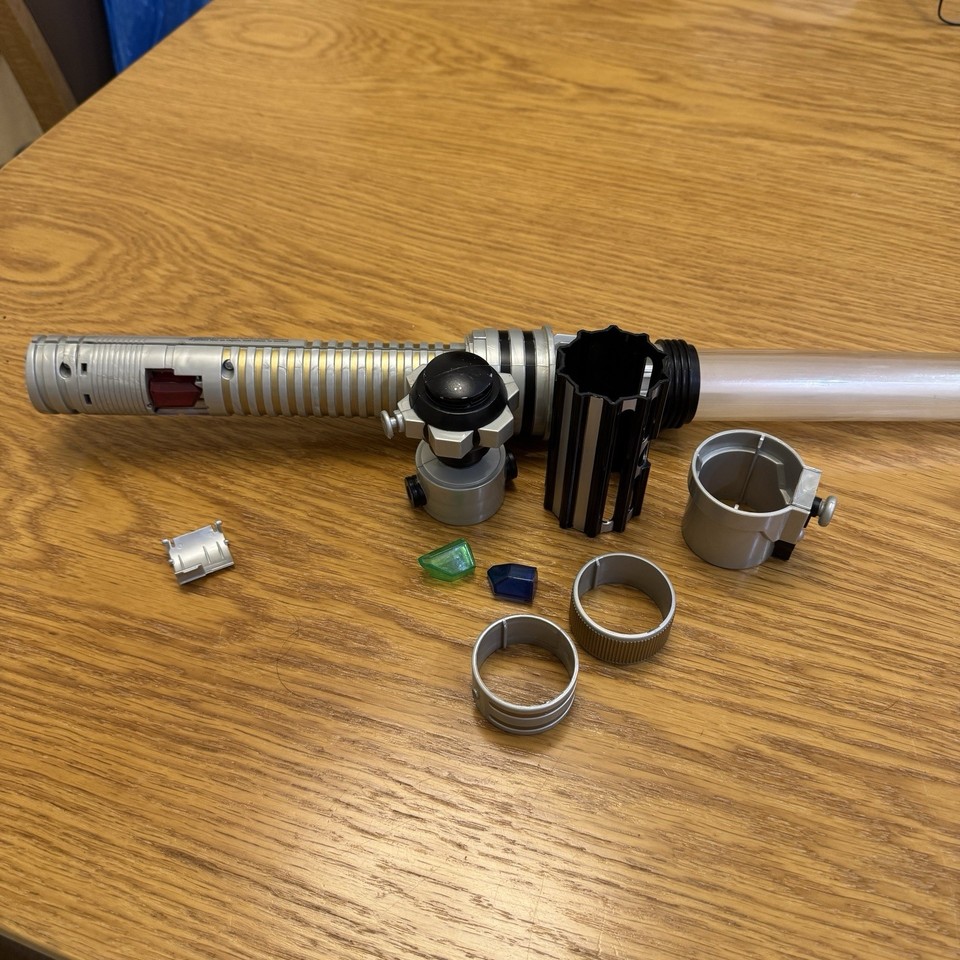 Rare Star Wars Build Your Own Lightsaber Kyber Crystal Vintage Obi Wan ...