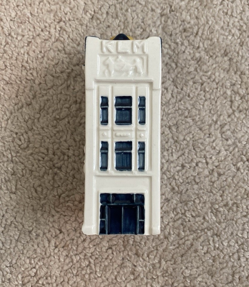 KLM Blue Delft Houses #75 By BOLS, Holland Ceramic Amsterdam House *Not ...
