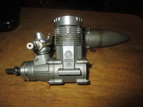 Royal 45 RC airplane glow engine with muffler | eBay