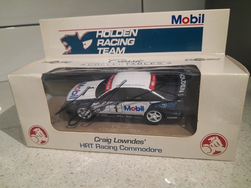 ** 1:43 CRAIG LOWNDES -HRT 1996 VR COMMODORE- SIGNED V8 SUPERCAR ...