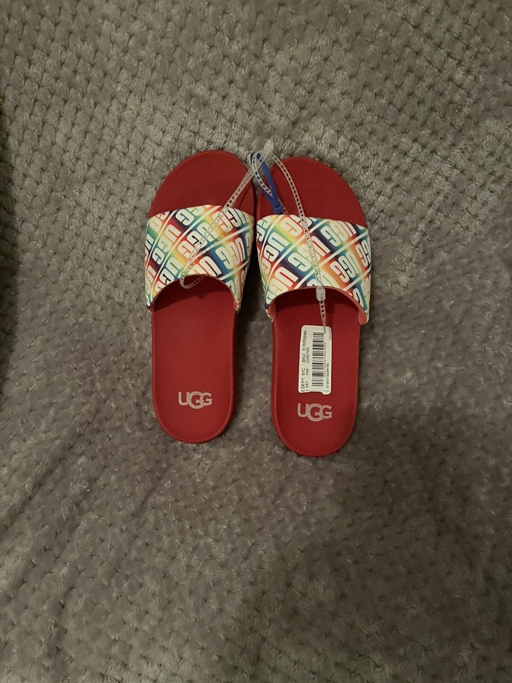 UGG slides Beach Rainbow Size 3/EU 35 | eBay