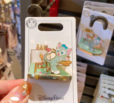 Disney Pin authentic 2023 Gelatoni cat Shanghai disneyland exclusive | eBay