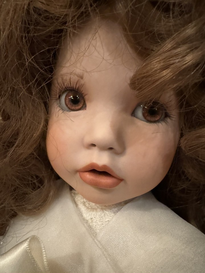 Donna RuBert Large Porcelain Girl Signed Bride Clothing 24“ 1995 | eBay