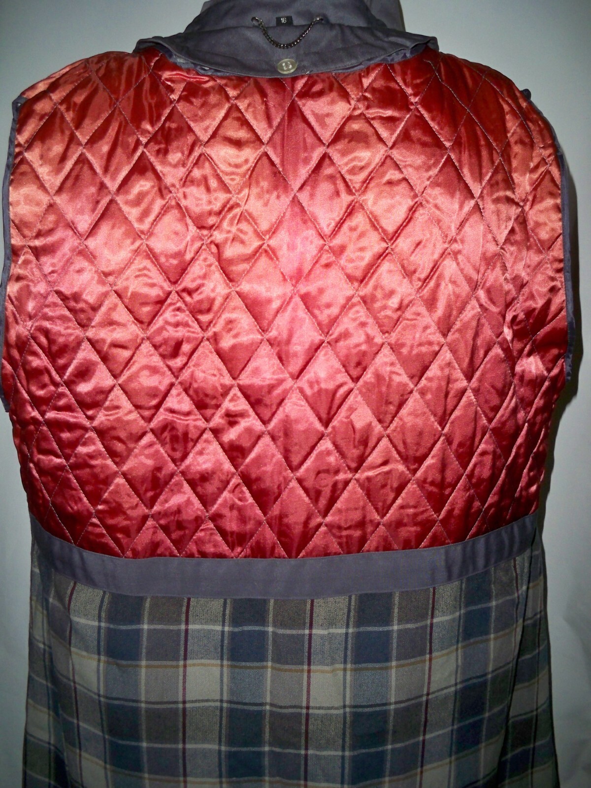 TELEMAC GREY RAIN COAT WITH WARM QUILTED DETACHABLE LINING UK 16 | eBay UK