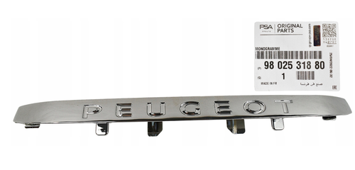 ORIGINAL EMBLEME LOGO AVANT POUR PEUGEOT 2008 9802531880 | eBay