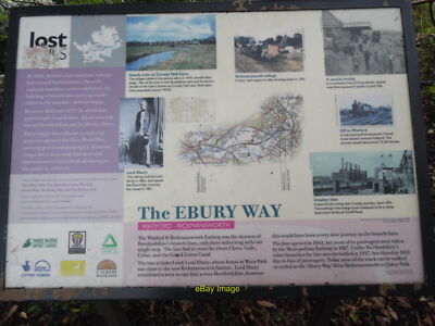 Photo 12x8 The Ebury Way Information Board at Batchworth Rickmansworth ...