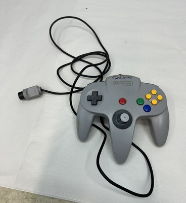 Nintendo 64 N64 OEM Controller - Gray - OEM AUTHENTIC Clean, Tested ...