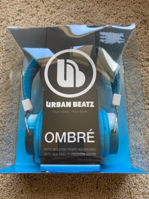 New 3.5MM Urban Beatz Ombre Music Audio Headphones High Fidelity ...