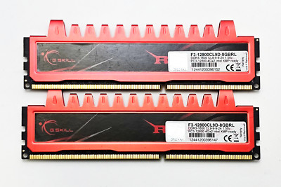 G. Skill Ripjaws DDR3-1600 F3-12800CL9D-8GBRL RAM 8GB (2X4GB) Intel XMP ...