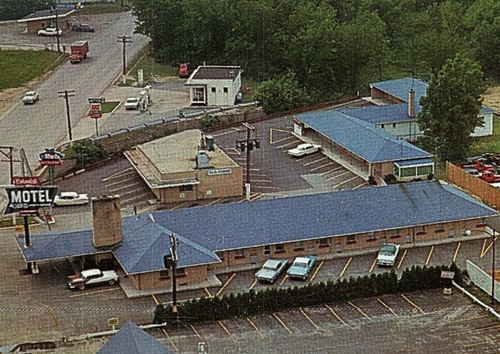 COLONIAL LODGE MOTEL ELGIN ILLINOIS MR MRS RALPH BARTLETT VINTAGE ...