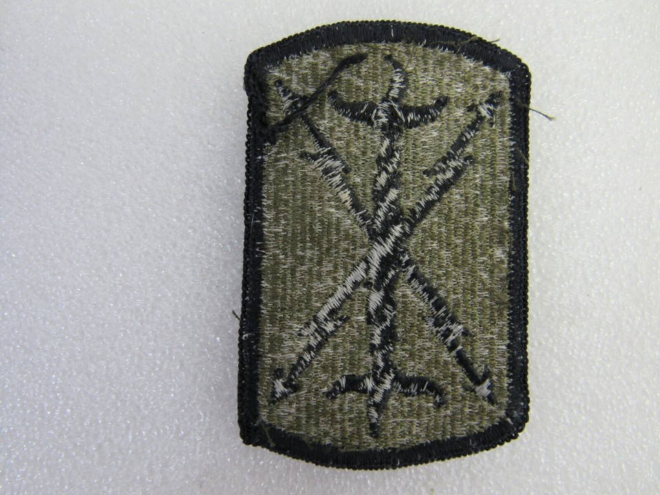 US Army 17th Field Artillery Brigade Subdued Sew On Shoulder Patch BDU ...