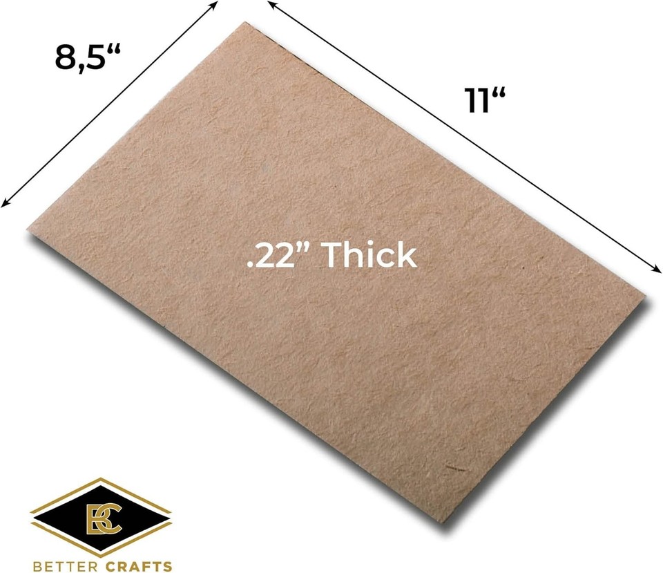 Chipboard - Cardboard Medium Weight. 8.5" x 11" Chipboard Pads - .022 ...