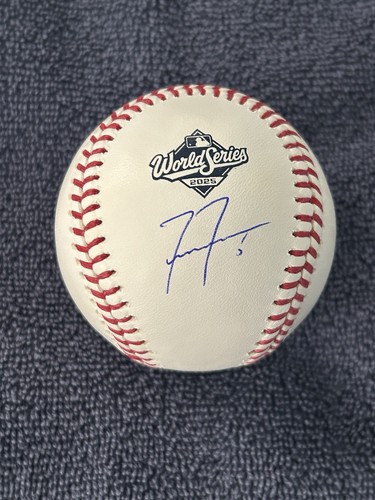 FREDDIE FREEMAN SIGNED AUTOGRAPHED 2025 WORLD SERIES BASEBALL FANATICS ...