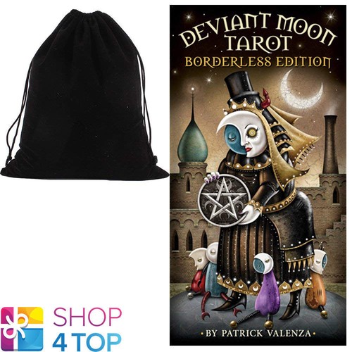 Deviant Moon Borderless Edition Tarot Deck Cards US Games With Samt Bag ...