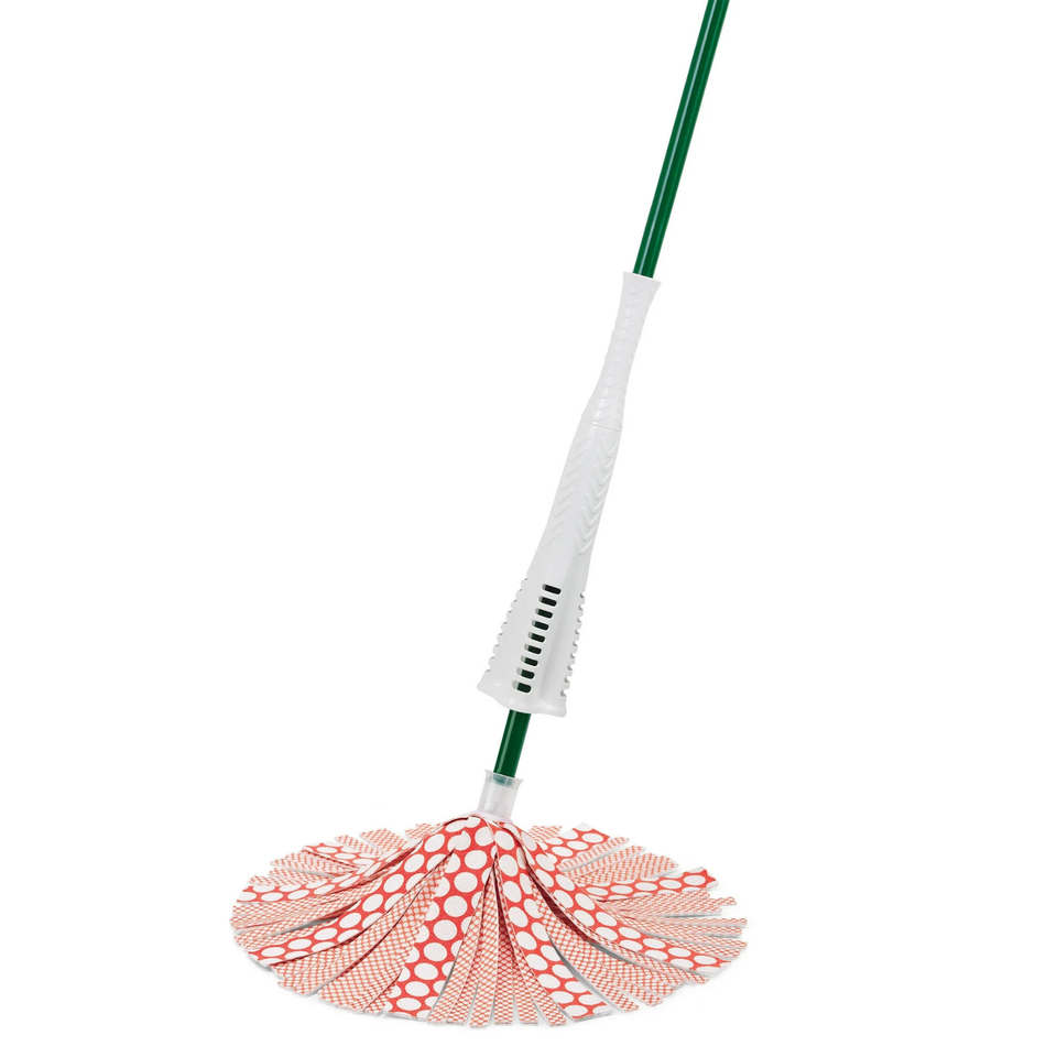 Libman Microfiber Wonder Mop Green and White Steel Handle, Microfiber ...