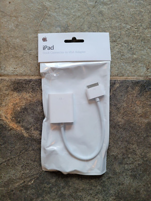NEW SEALED Genuine Apple iPad Dock Connector to VGA Adapter - A1368 ...