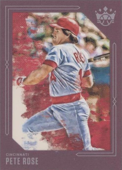 2020 Panini Diamond Kings - Pete Rose #82 Plum Frame for sale online | eBay