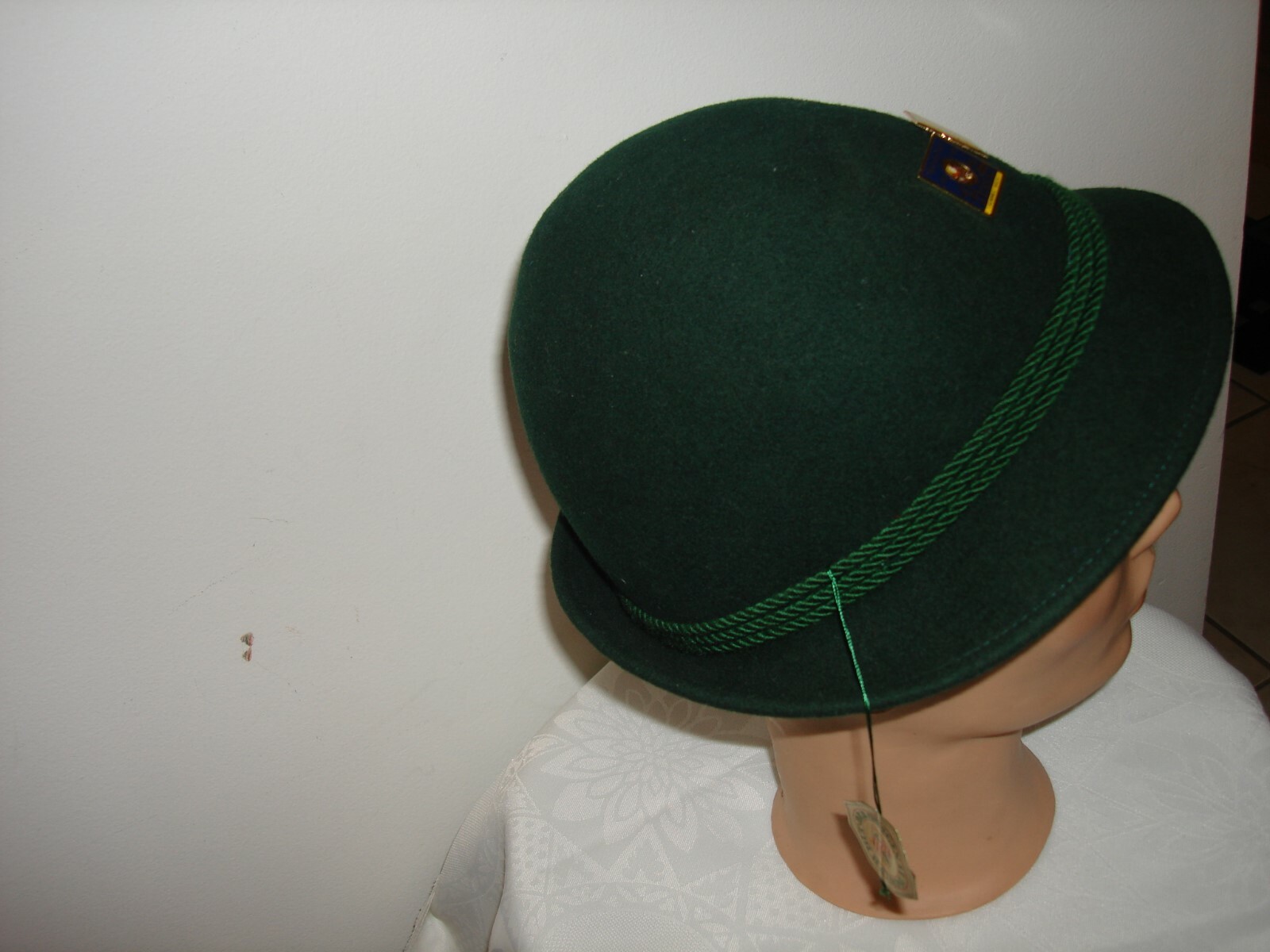 Original Ischler Hat Hand Made Wool Dark Green Oktoberfest Heini's Pins ...