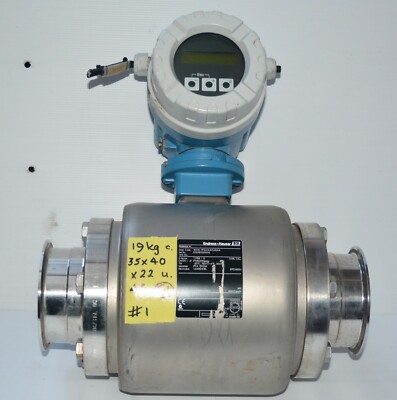 ENDRESS + HAUSER Promag 10/H 4" in 10H1H-1F0A1AA0A5AA mag flow tube ...