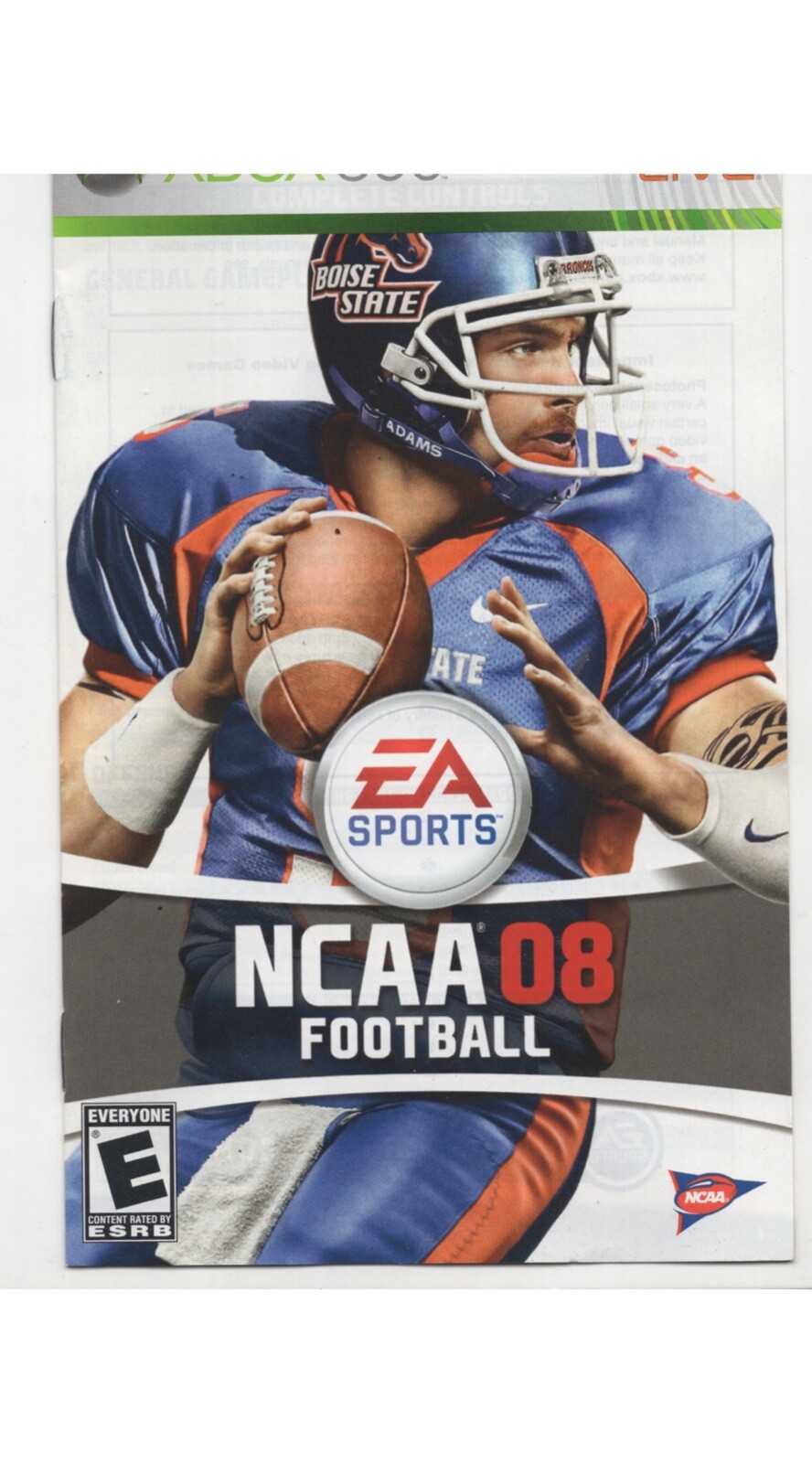 NCAA Football 08 Xbox 360 MANUAL ONLY NO TRACKING Authentic | eBay