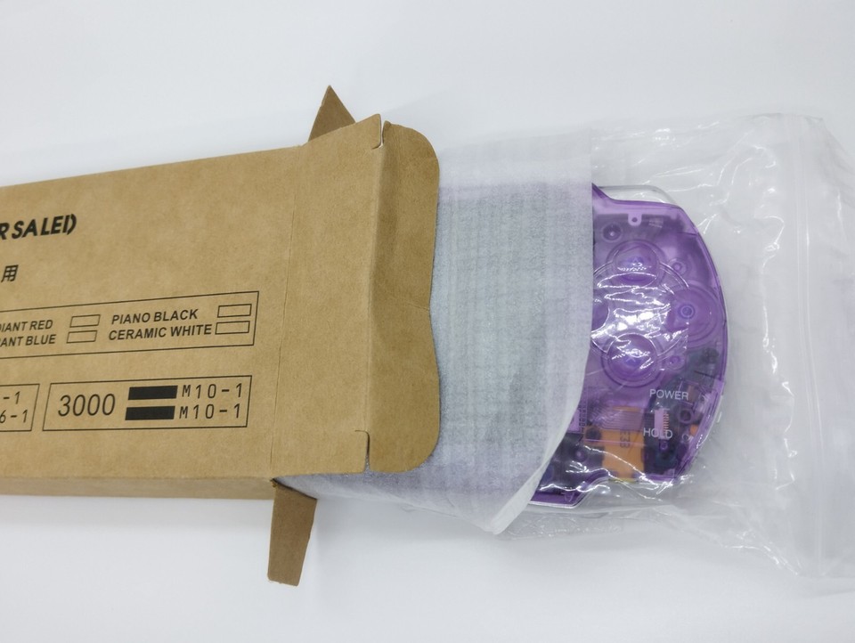 Sony PSP-3000 Playstation Portable Handheld Console Clear Purple Shell ...