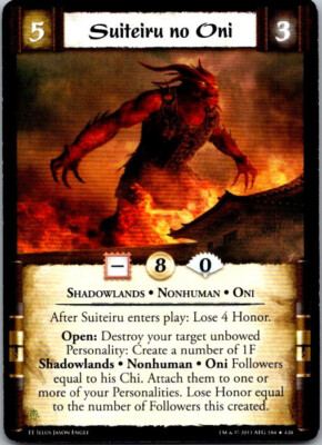 Legend of the Five Rings L5R CCG EE Emperor Ed Suiteiru no Oni | eBay