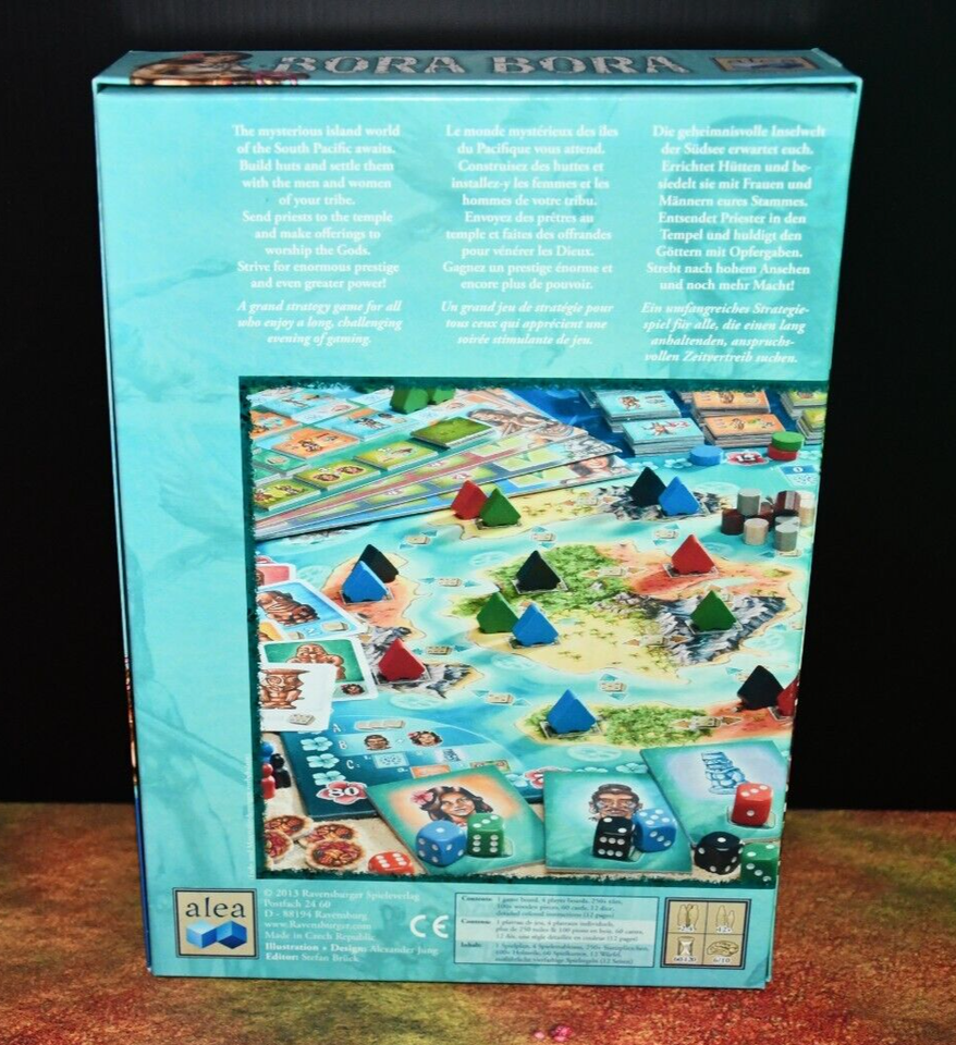 Bora Bora Stephen Feld Board Game Alea Ravensburger Excellent ...