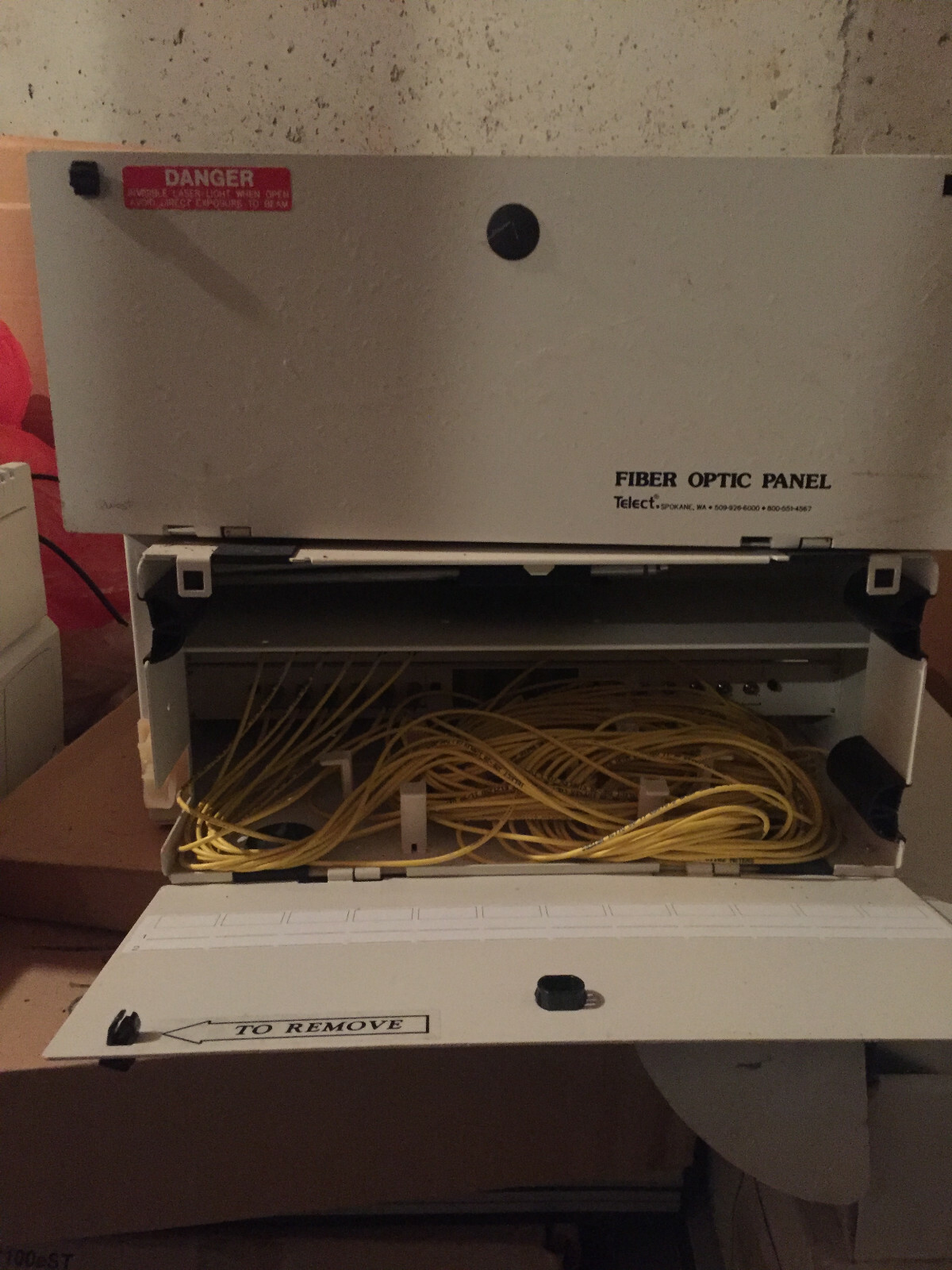 Telect Fiber Optic Patch Panel cabinet - 19" Rack Mountable | eBay