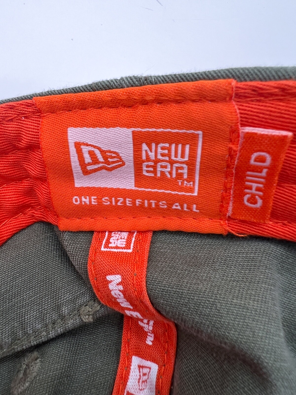 Chicago Cubs Hat Cap Strap Back Kids New Era Cargo Po Green Orange MLB ...