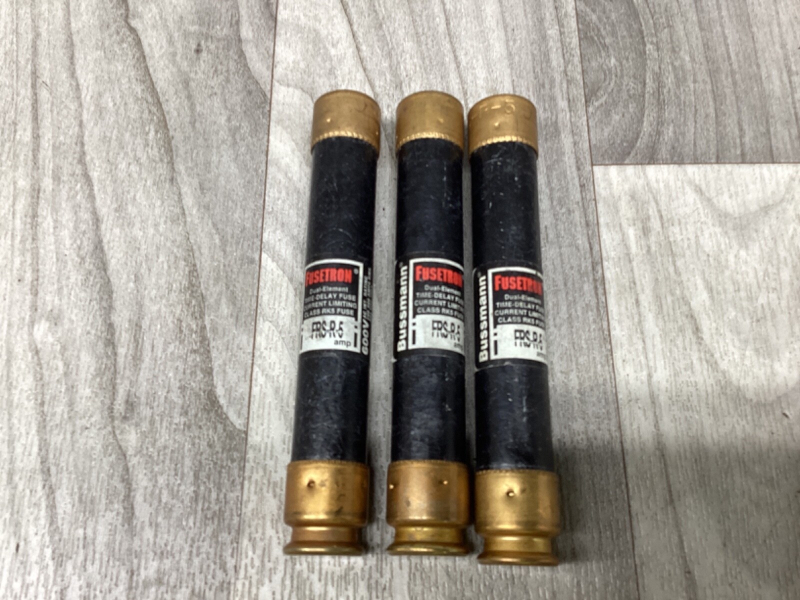 LOT OF 3 BUSSMANN BUSS FUSETRON FRS-R-5 FUSE 5A 600V 5 AMP #11B25 | eBay