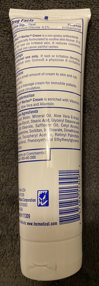 Ca-Rezz Antibacterial Skin Care, Norisc Cream, Aloe Vera & Vitamins 9.7 ...