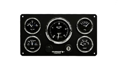 YANMAR Engine Marine Instrument Panel Pre-wired - Made in USA | eBay