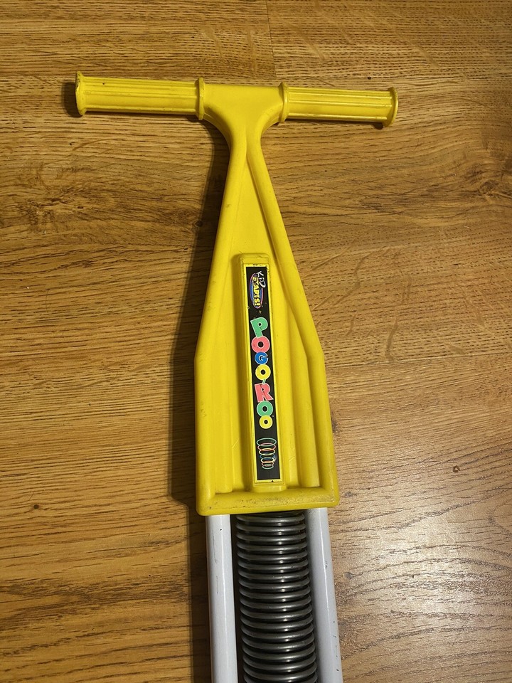 Pogo-Roo Vintage Pogo Stick Kids' Starter Yellow Toy Fun Jump Bounce ...