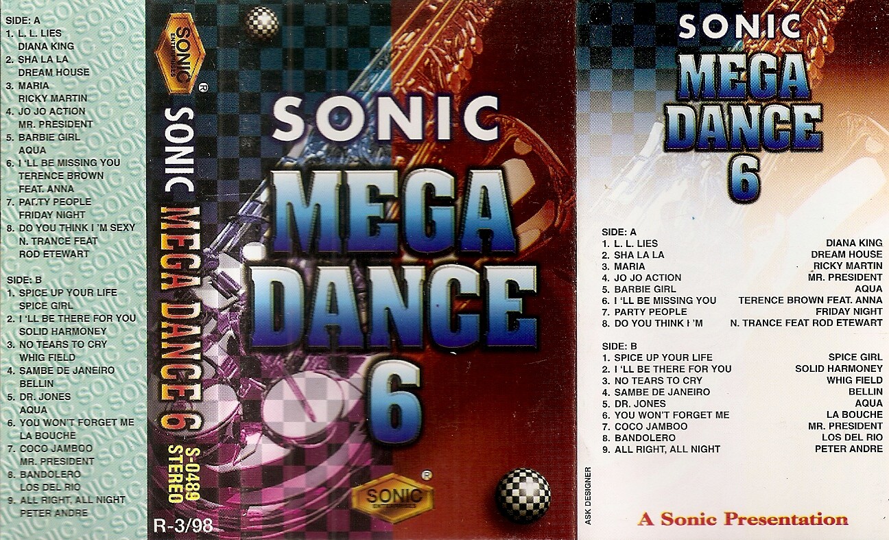 Various – Sonic Mega Dance 6. Cassette Tape | eBay