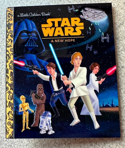 PIN STAR WARS A NEW HOPE 3" JUMBO FANTASY LITTLE GOLDEN BOOK DARTH ...
