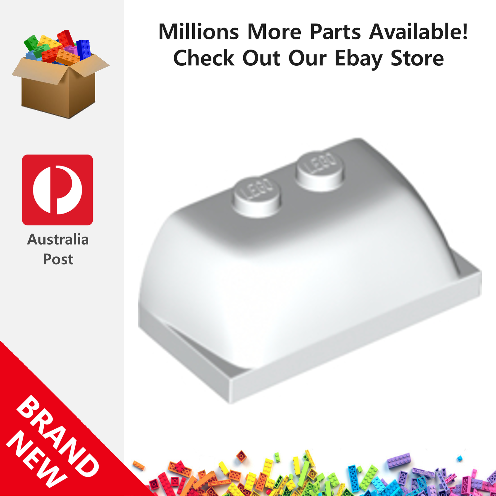 Genuine LEGO™ - Windscreen 2 x 4 x 1 1/3 - 30841 New Parts | eBay