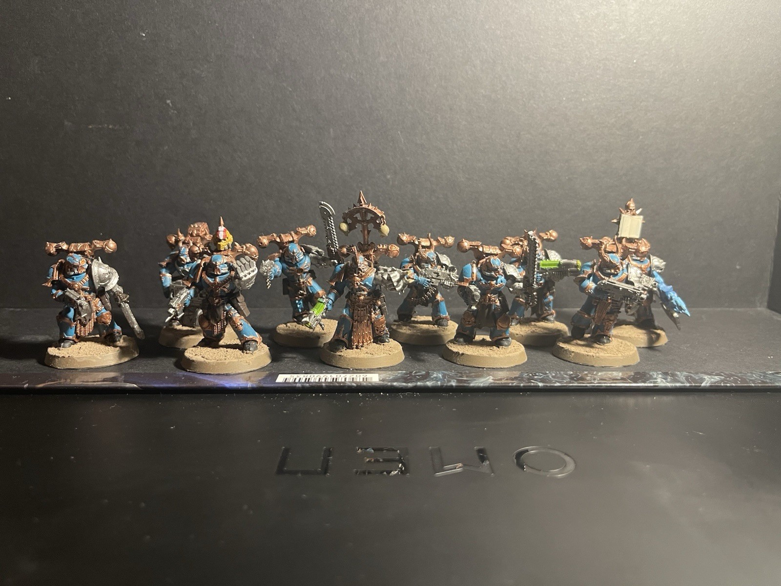 Chaos Space Marines Legionnaires (with Custom Balefire Model) X10 ...