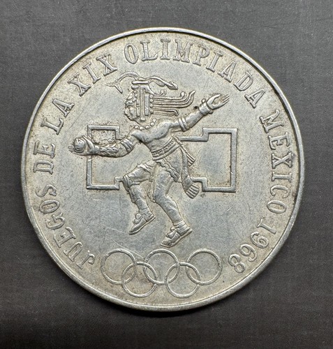 1968 Mexican 25 Pesos - .720 Silver - Olympic Coin - 22.5g | eBay