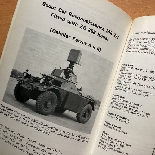 BRITISH MILITARY VEHICLES, 1971. British Army MVEE Reference Book | eBay