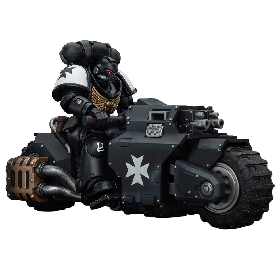 JOYTOY Warhammer 40K 1/18 Black Templars Outriders Brother Valtus ...