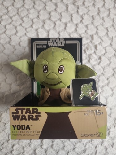 Star Wars Jedi Master Yoda Stylized Plush Character Collectible Metal ...