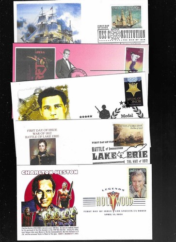 US FDC FIRST DAY COVERS COLLECTION 2012 TO 2014 LOT OF 44 BETTER | eBay