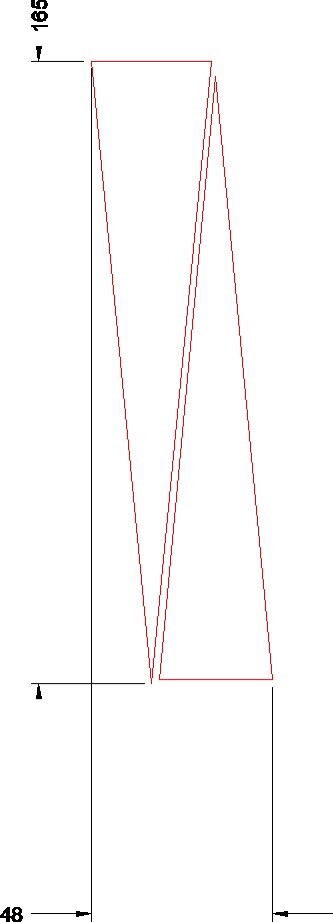 Long Thin Triangles 3.2x16.5 And 3x16 | eBay UK
