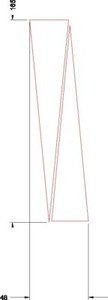 Long Thin Triangles 3.2x16.5 And 3x16 | eBay