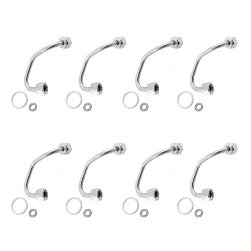 Alliant Fuel Injector O-Ring Seal Kit & Fuel Lines For 2008-2010 Ford 6 ...