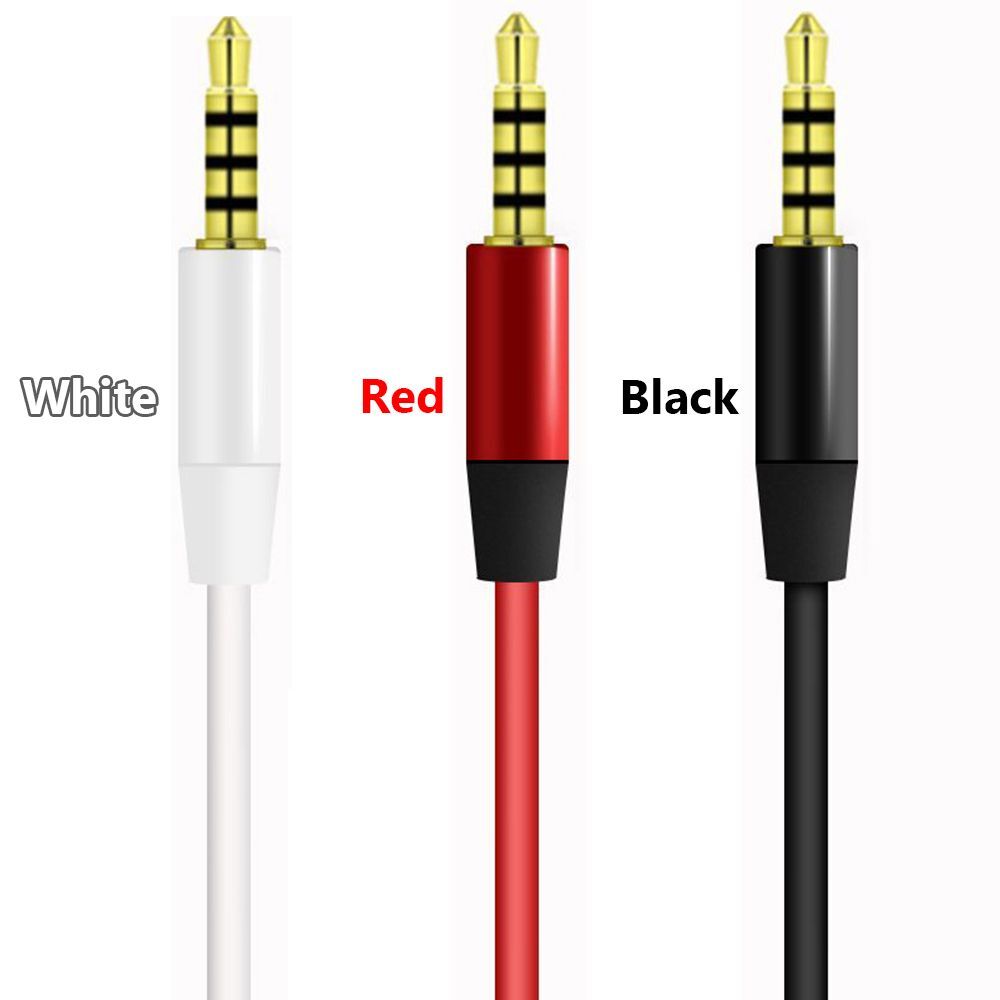 1.2m Car Speaker Line Volume Control 3.5mm Jack Audio Cable with Mic ...