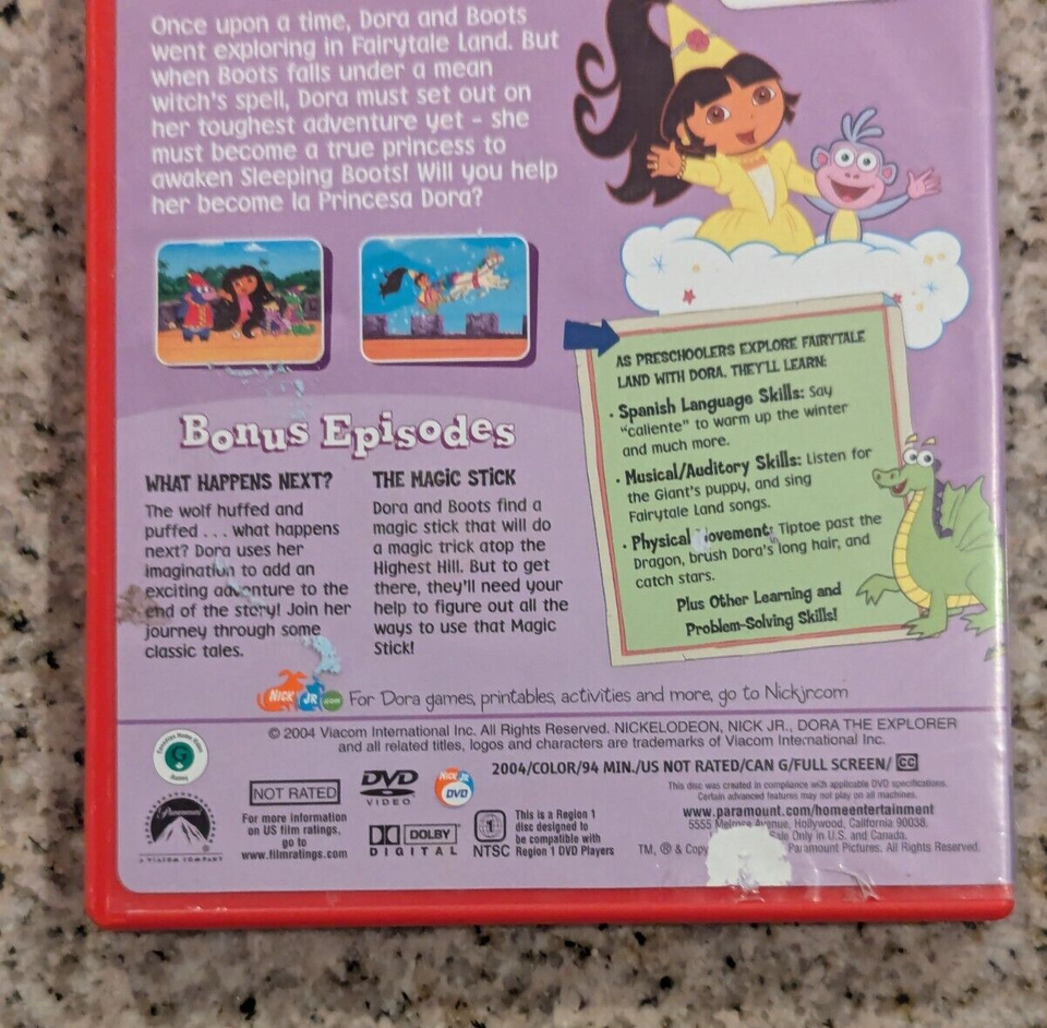 Dora the Explorer - Doras Fairytale Adventure (DVD, 2004) 97368797949| eBay